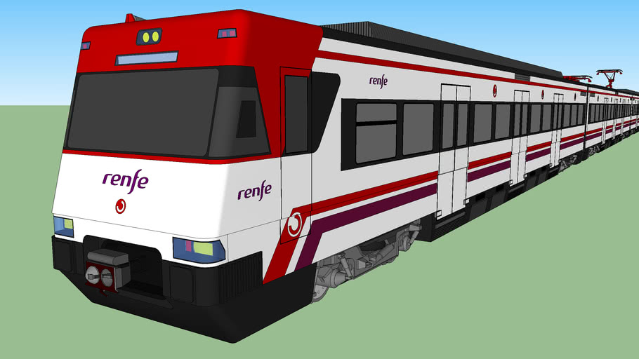 Renfe UT 447 cercanías. | 3D Warehouse