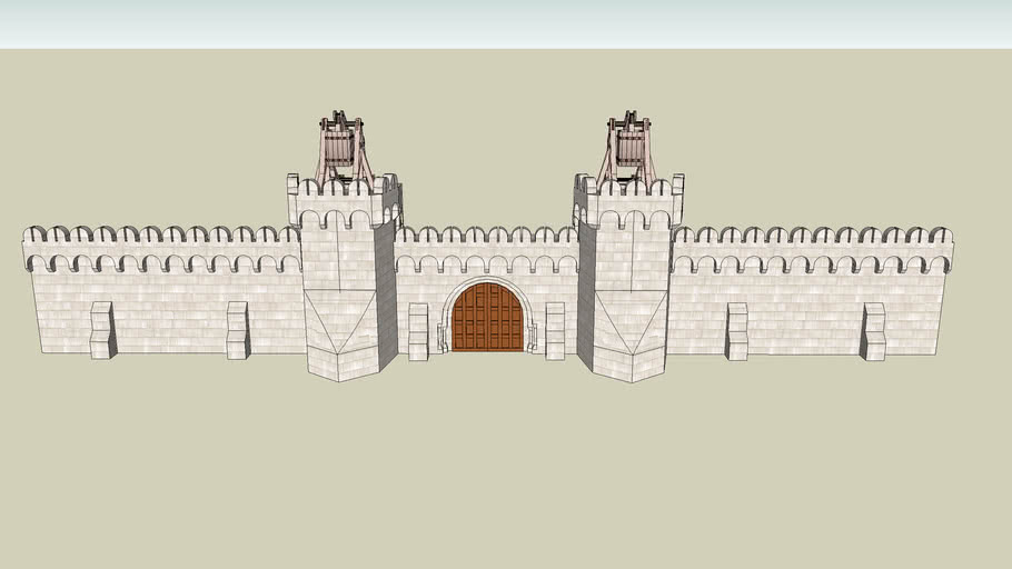 Minas Tirith Wall | 3D Warehouse