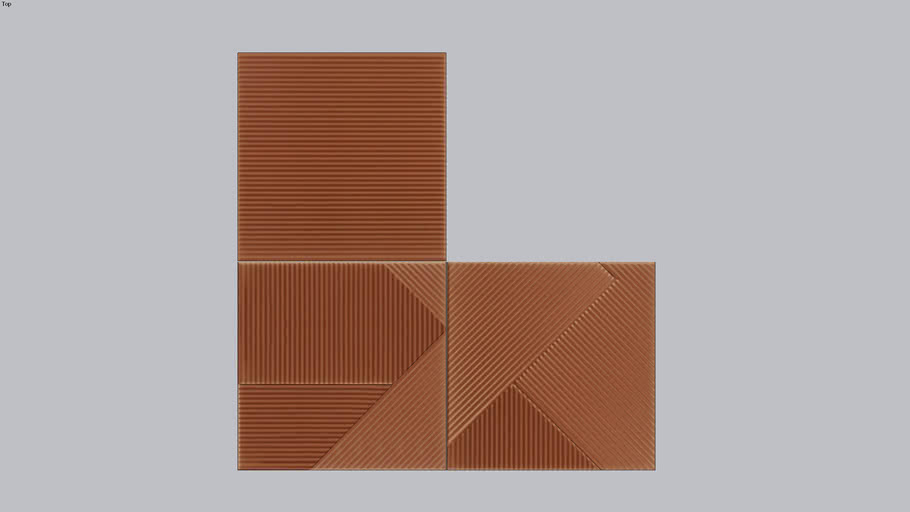 Striped Tile | 3D Warehouse