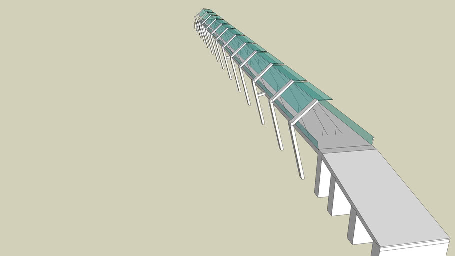 Pedestrian bridge | 3D Warehouse