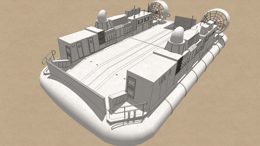 Landing Craft, Air Cushioned (LCAC) | 3D Warehouse