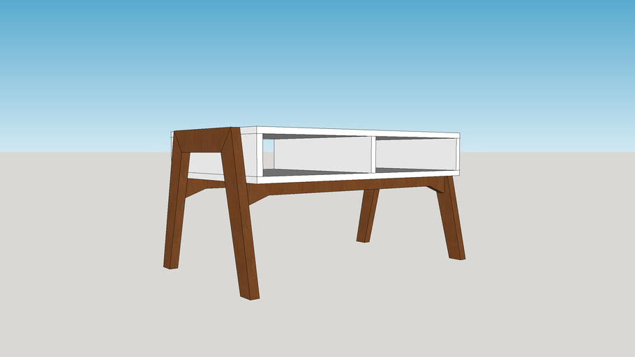 Modern Wooden Coffee Table | 3D Warehouse