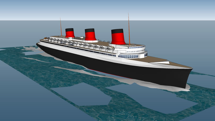 SS Normandie (1935) | 3D Warehouse