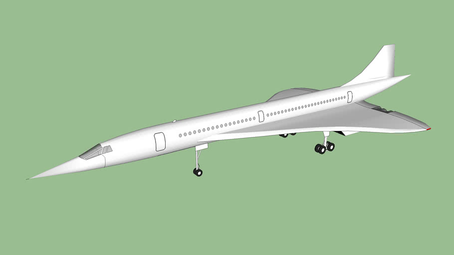 Updated Concorde Template | 3D Warehouse