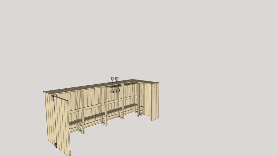 Comptoir bar | 3D Warehouse