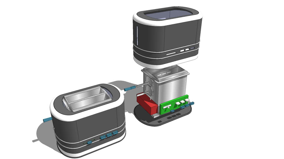 Toaster exploded for Product Design at Crown Hills Community College ...