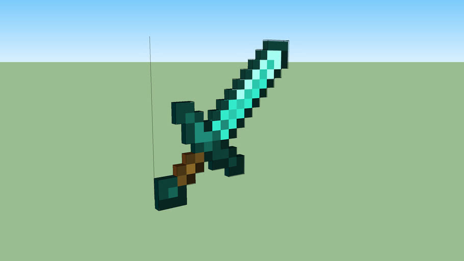 Minecraft 1.14 - Diamond Sword | 3D Warehouse