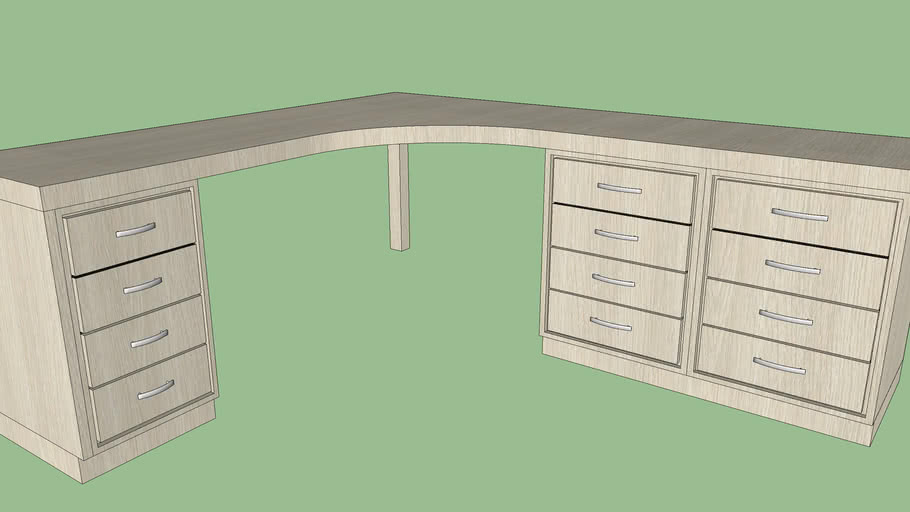 OFFICE TABLE OR HOME STUDY TABLE | 3D Warehouse