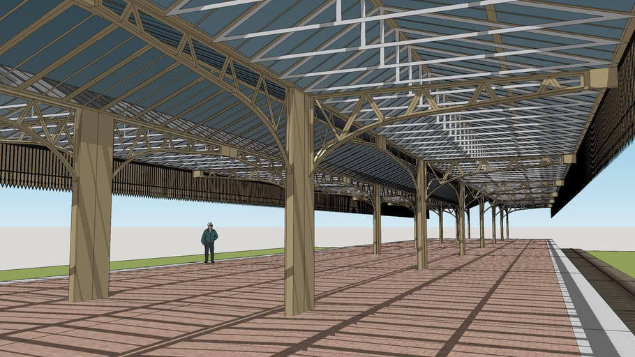 Railway Station | 3D Warehouse