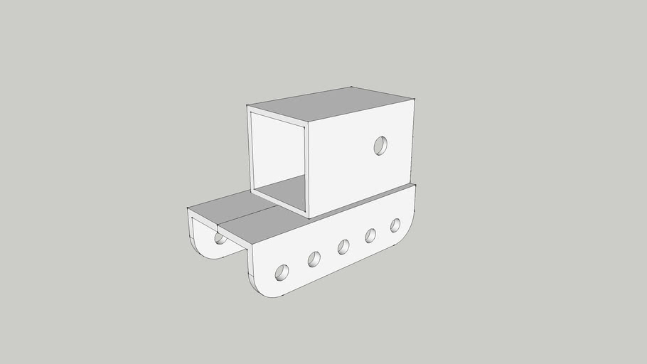 JEEP XJ shackle relocation bracket | 3D Warehouse
