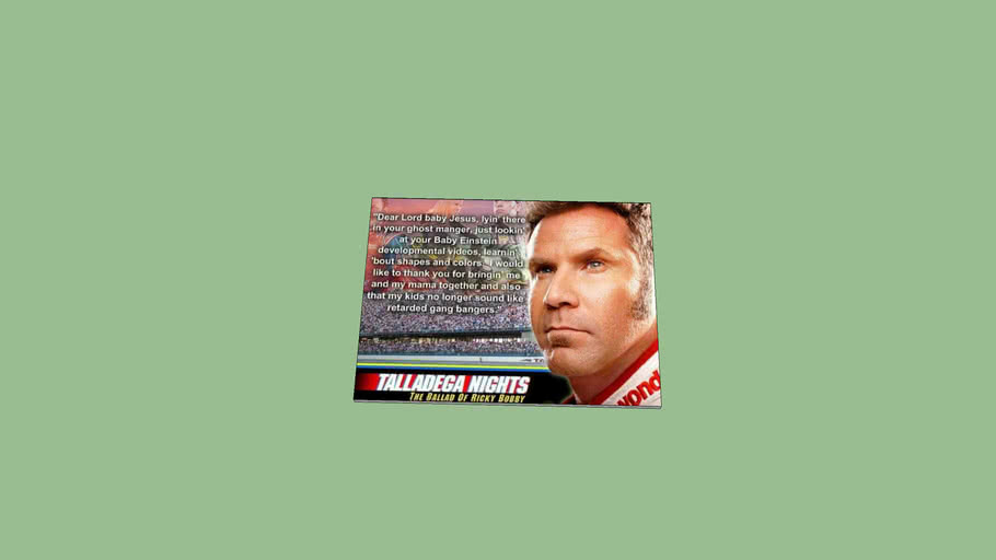 Ricky Bobby Painting | 3D Warehouse
