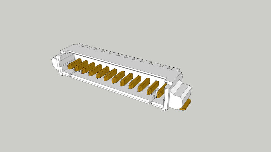 Molex Picoblade 12 pins | 3D Warehouse