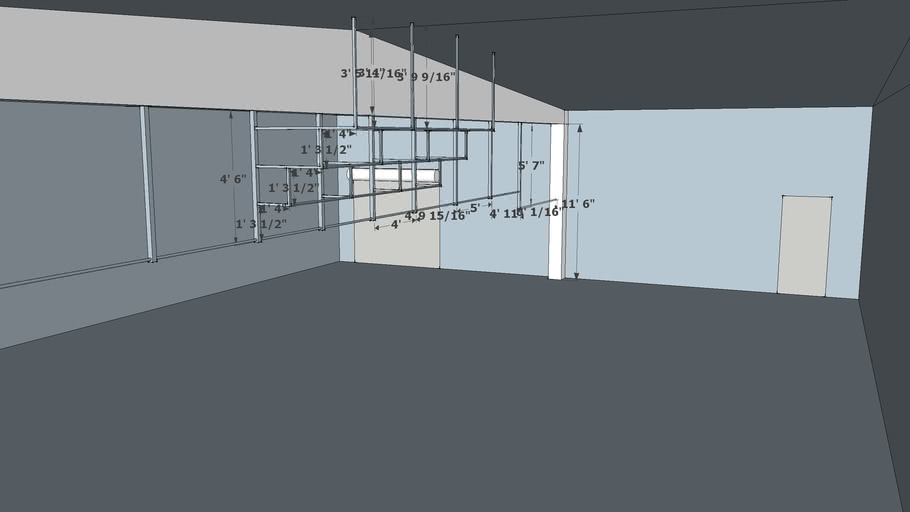 Crossfit 92 Pullup Bars | 3D Warehouse