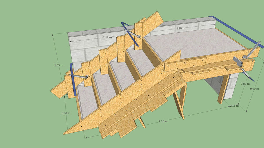 coffrage escalier | 3D Warehouse