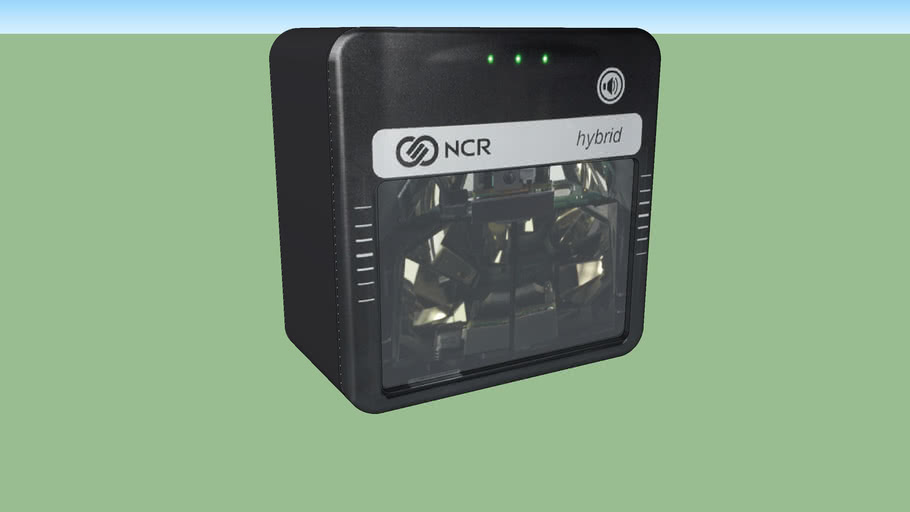 NCR RealScan 84 Single Window Hybrid Scanner | 3D Warehouse