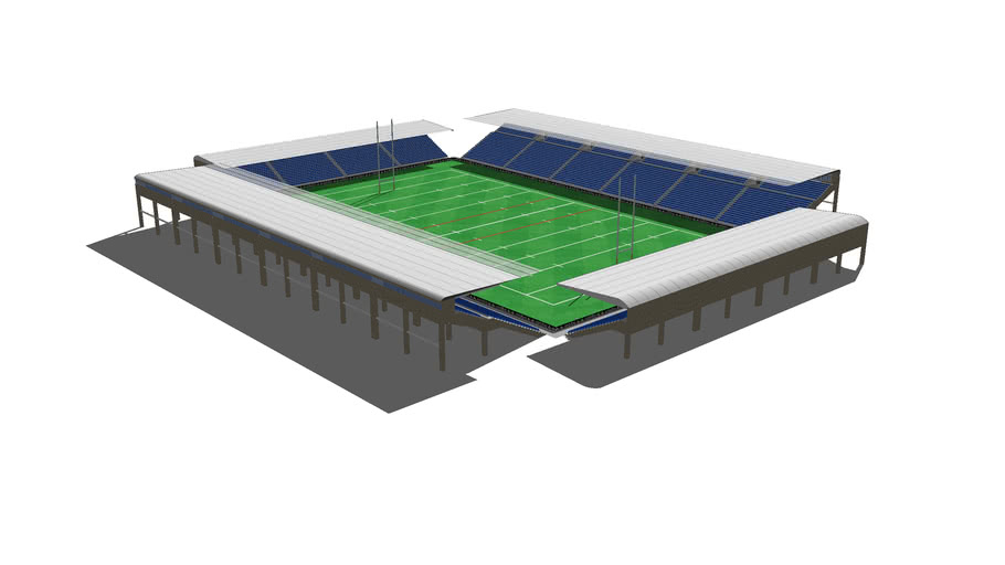 Small Rugby stadium | 3D Warehouse
