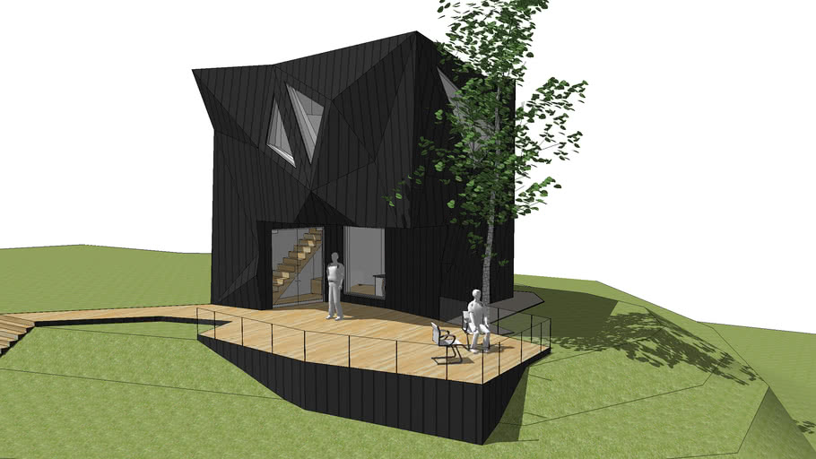 Poly House | 3D Warehouse