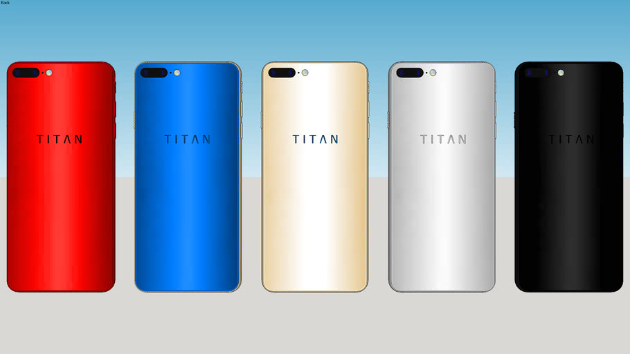 Titan² – Smartphone Concept (All Colors) | 3D Warehouse