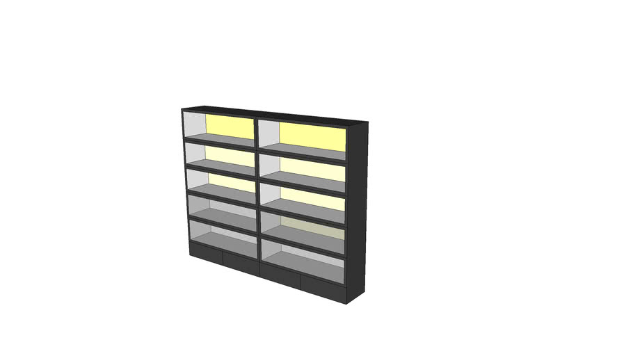 Display cabinet, simple | 3D Warehouse