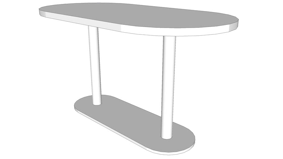 table oval 001 | 3D Warehouse