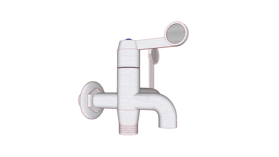 Double Water Tap | 3D Warehouse