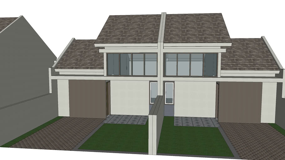 DESAIN RUMAH TIPE 45 (COUPLE) | 3D Warehouse