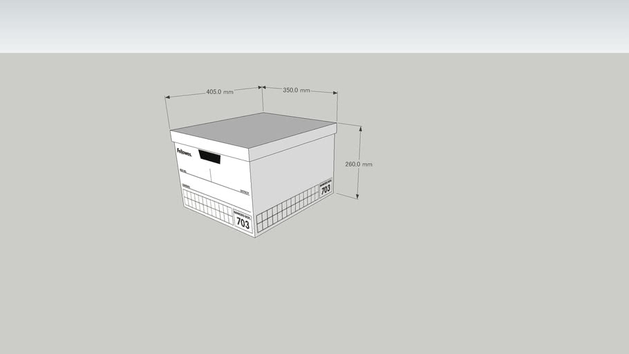 Fellows banker box 703 | 3D Warehouse