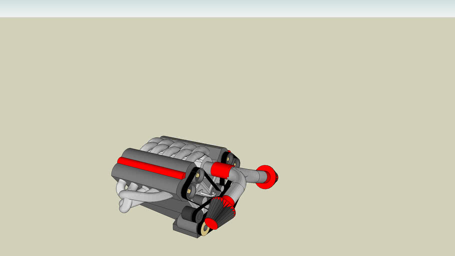 V10 engine | 3D Warehouse