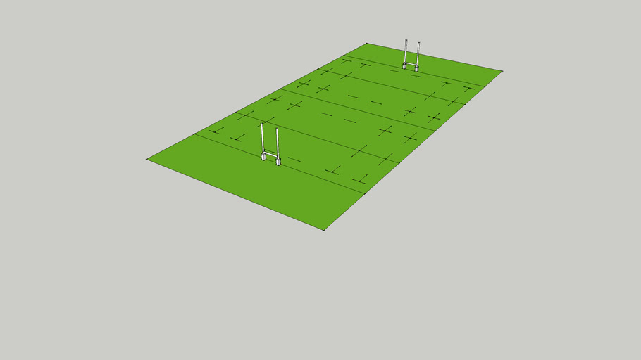 terrain de rugby | 3D Warehouse