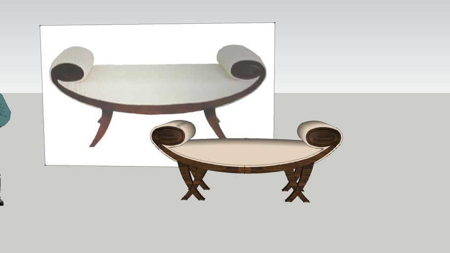 bed bench | 3D Warehouse