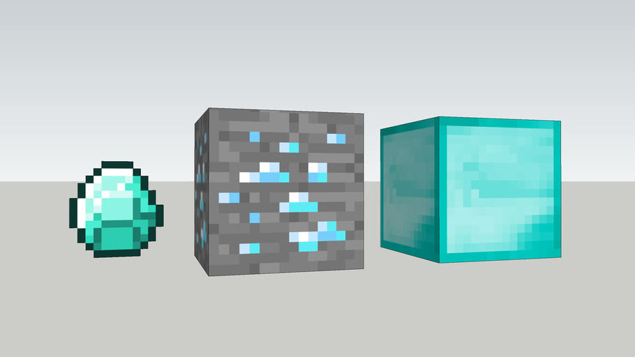 Minecraft Diamond | 3D Warehouse