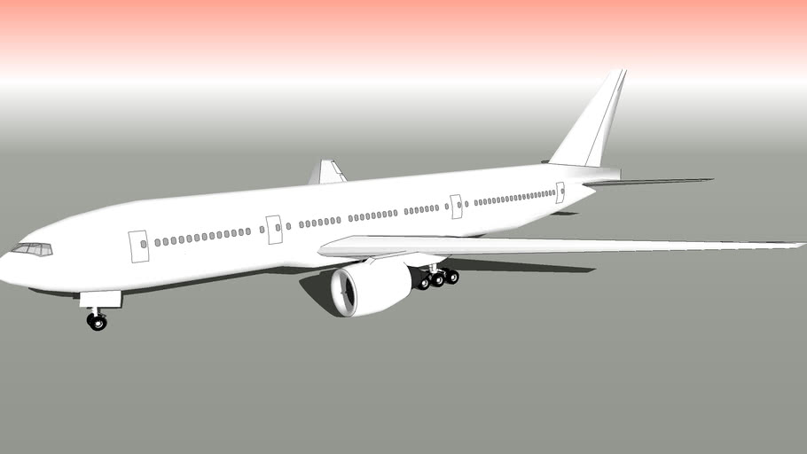 Template - Boeing 777-200LR {964Kb} | 3D Warehouse
