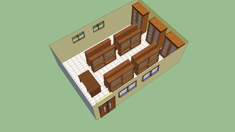 Perpustakaan Sekolah | 3D Warehouse