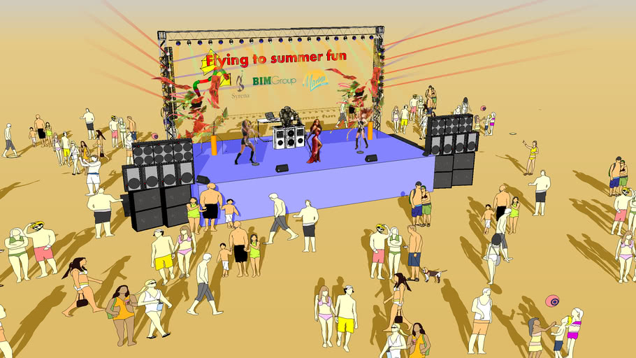Beach stage | 3D Warehouse