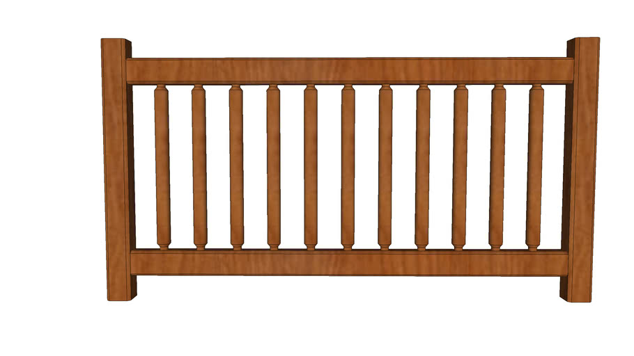 Rustic Railing | 3D Warehouse