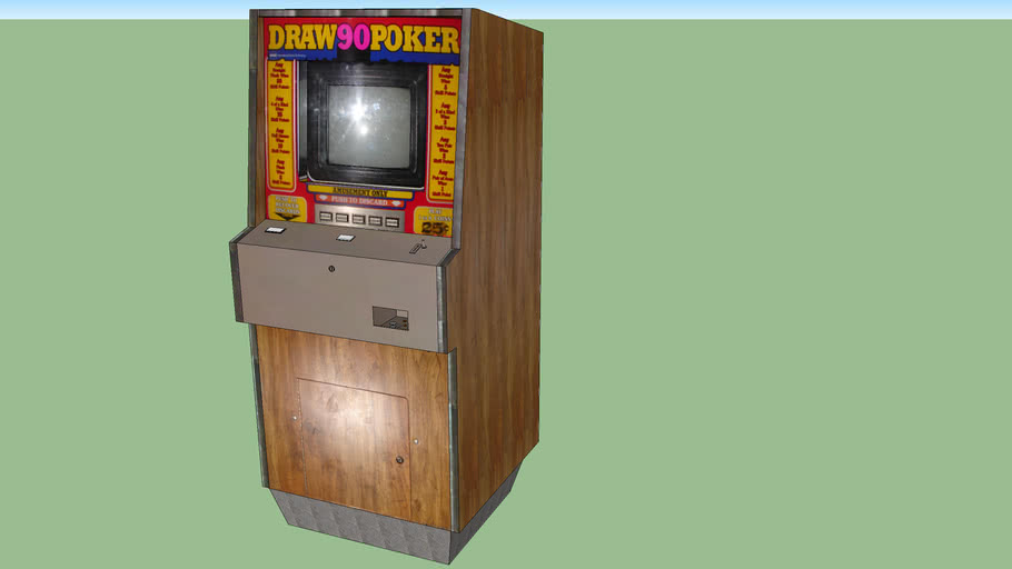 80's Video Poker Machine | 3D Warehouse