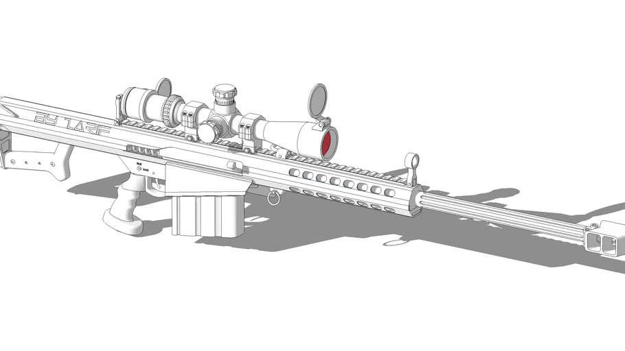 Barrett M82A1 | 3D Warehouse