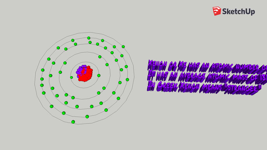 Xenon Electron Configuration Model