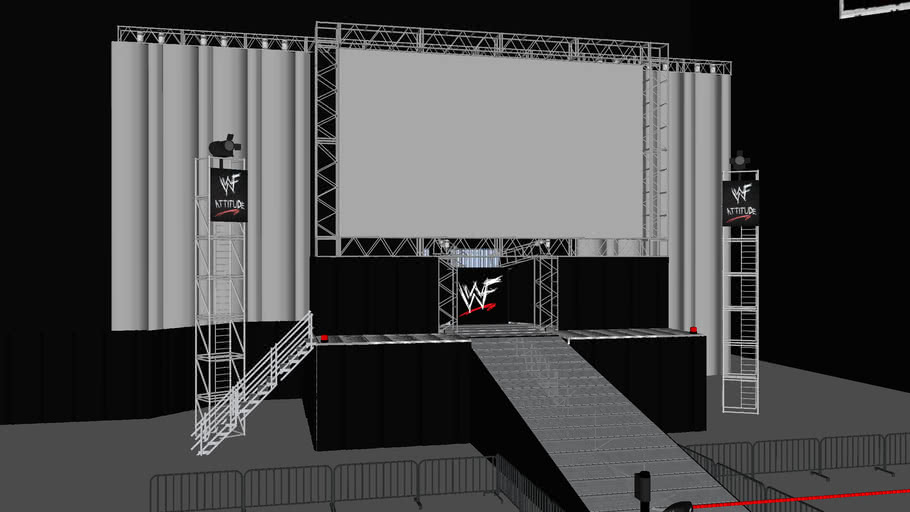 WWF Raw Is War | 3D Warehouse
