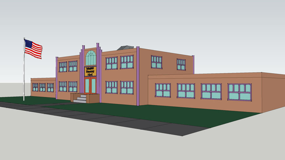 Springfield Elementary School from The Simpsons | 3D Warehouse