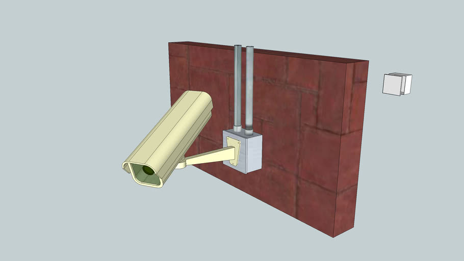 cctv wall mounted | 3D Warehouse