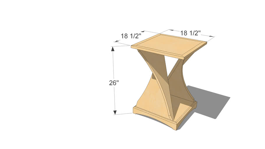 Twisted Table | 3D Warehouse