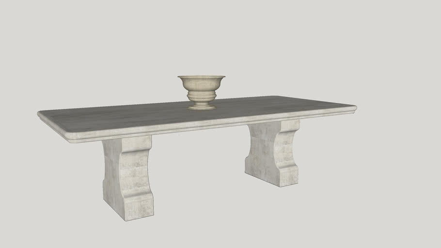 Stone table | 3D Warehouse