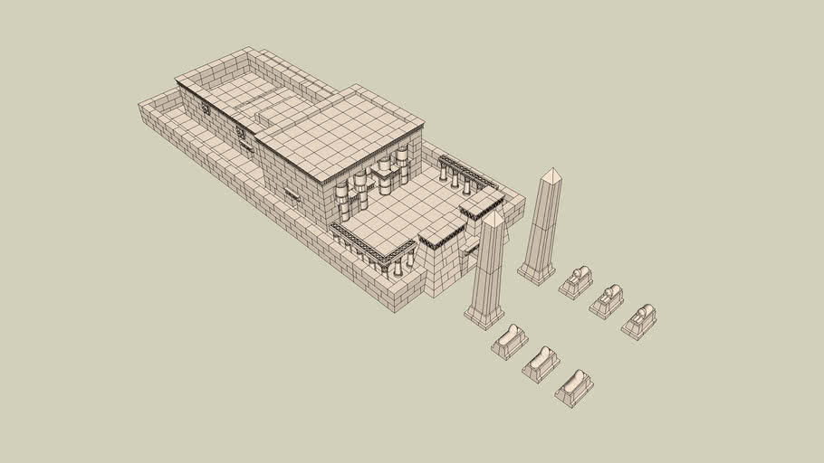 Hathor Temple of Dendera | 3D Warehouse