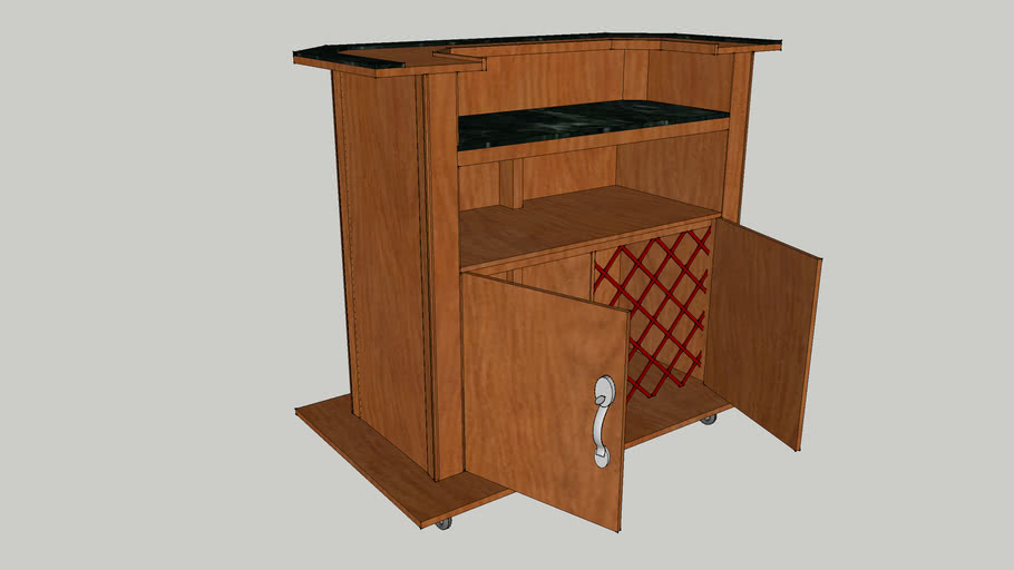 Portable Mini Bar | 3D Warehouse