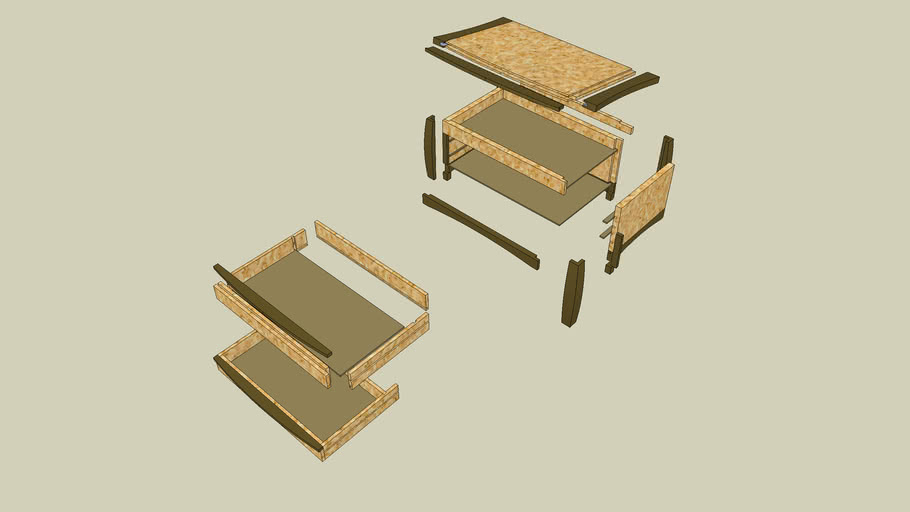 Exploded View - Jewelry Box | 3D Warehouse