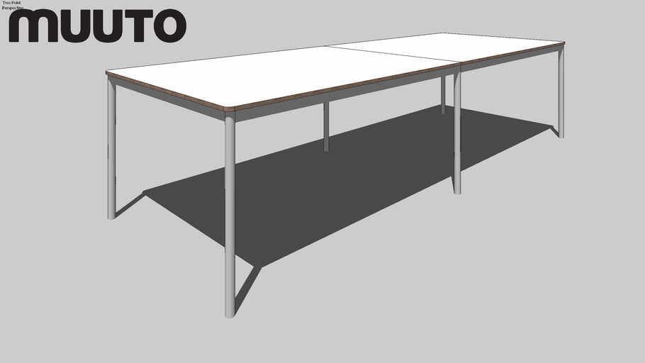 Muuto Table BASE_3000_1100 | 3D Warehouse