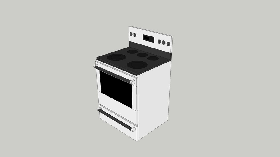 low-poly kitchen oven | 3D Warehouse