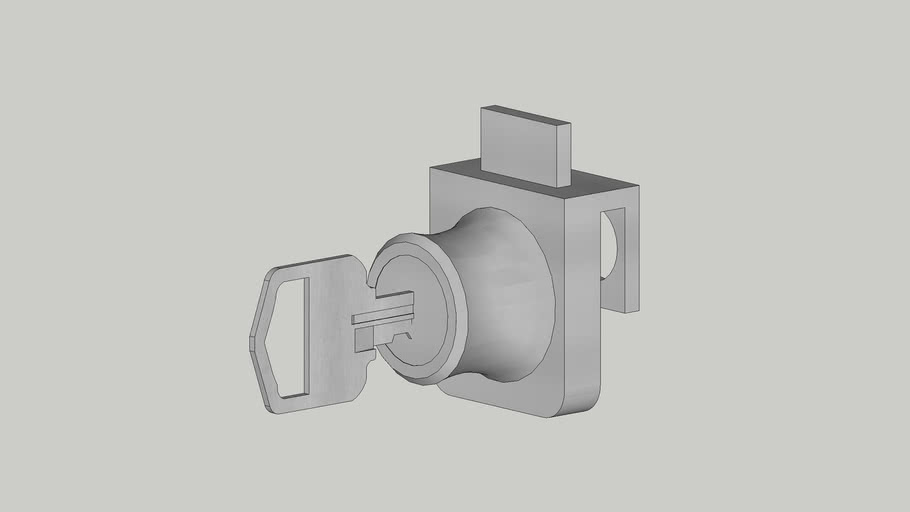 Cam dolap kilidi (cabinet lock) | 3D Warehouse