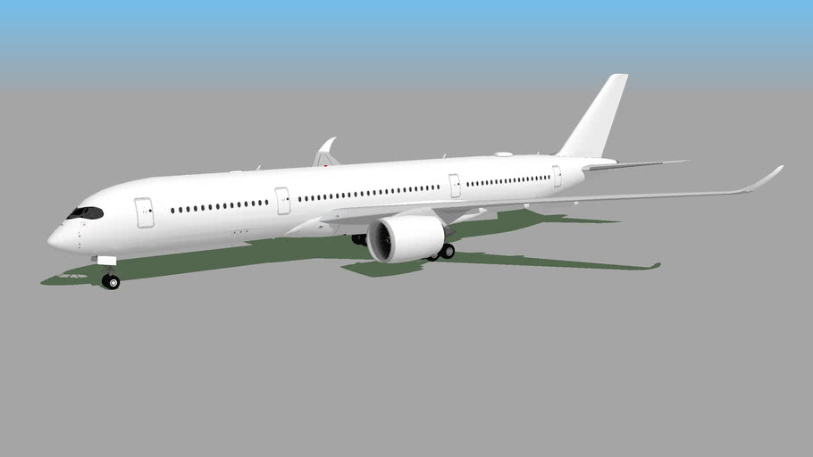 Template - Airbus A350-900 | 3D Warehouse